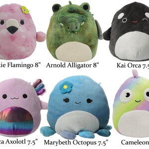 Squishmallow Arnold Alligator, Green Gator 8 Inch, Squishable Plush ...