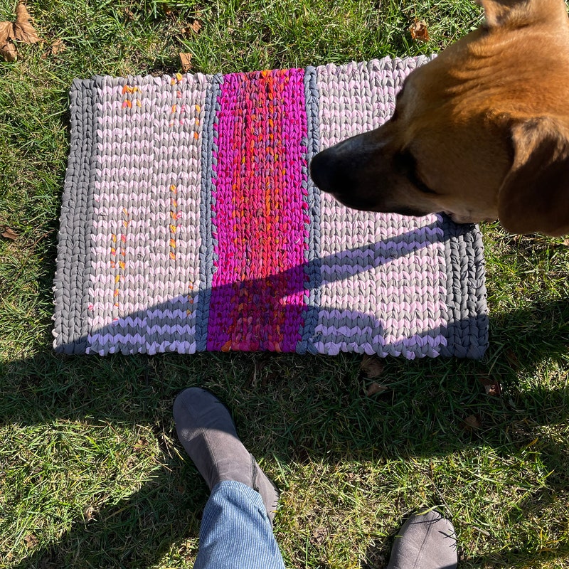 Twined Rag Rugs - Etsy