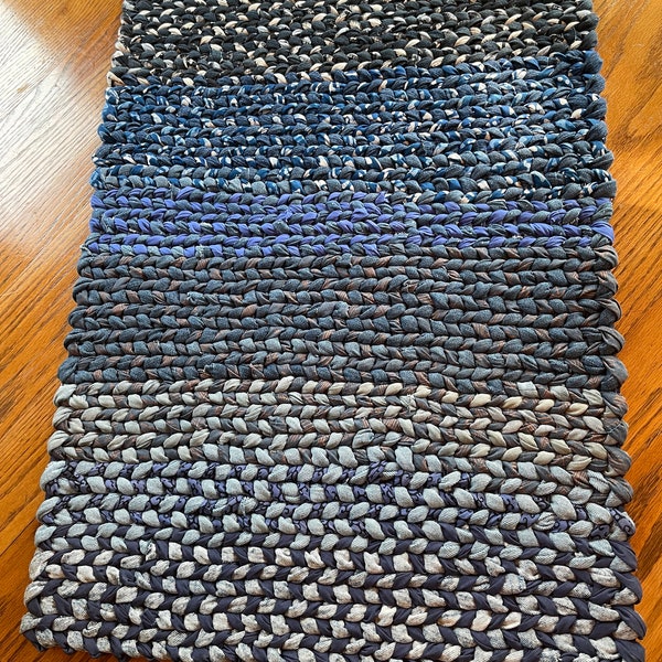 Denim Rug - Etsy
