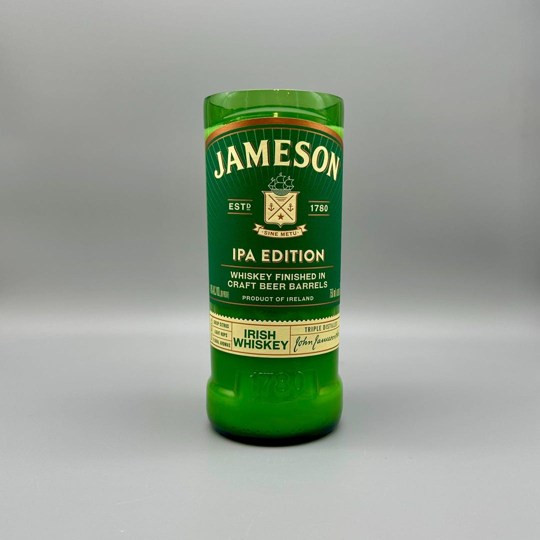 Jameson Irish Whiskey IPA Edition Handmade Candle- Repurposed Bottle - Etsy