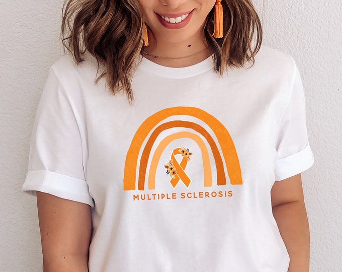 Multiple Sclerosis Sticker MS Awareness Sticker Orange - Etsy