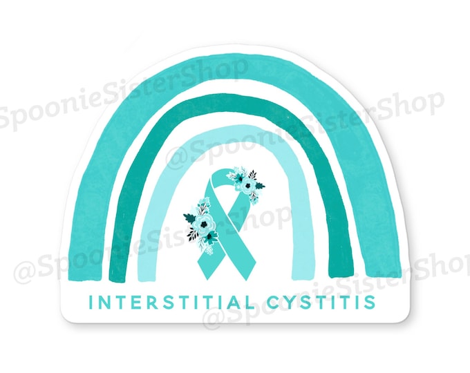 Interstitial Cystitis Sticker IC Awareness Sticker Floral - Etsy
