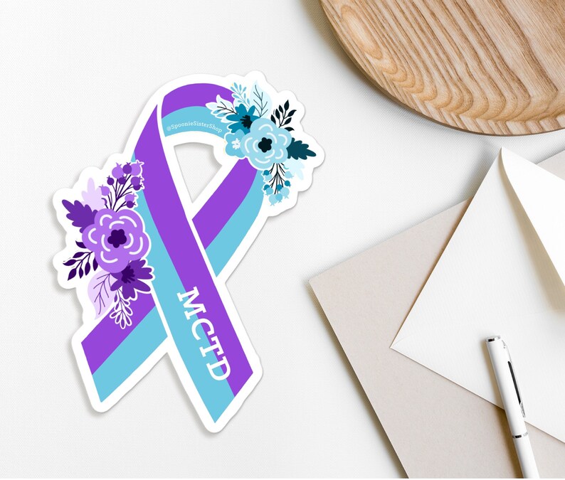Mixed Connective Tissue Disease Sticker, MCTD Awareness Stickers ...