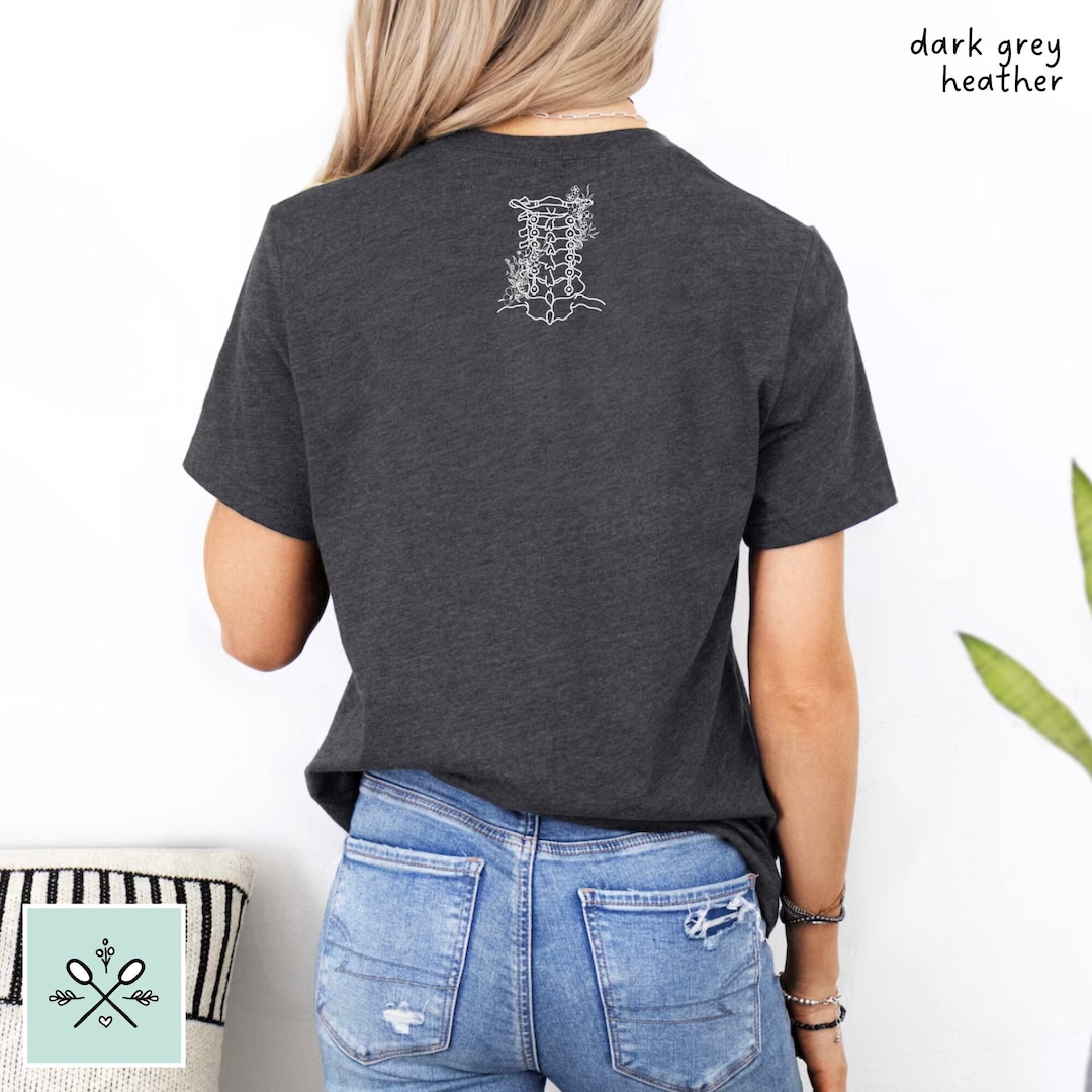 Floral Cervical Fusion Shirt, Cervical Fusion Surgery T-shirt ...