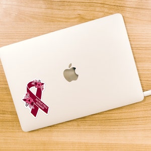 Sickle Cell Disease Sticker, Sickle Cell Awareness Stickers, Floral ...