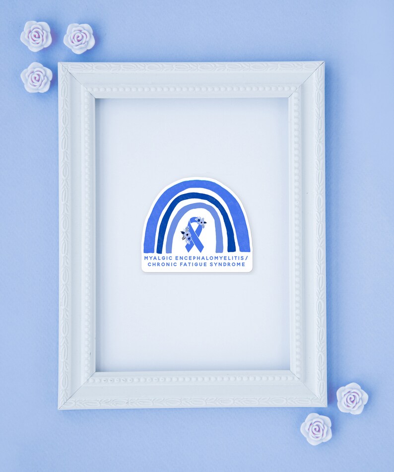 Rainbow ME/CFS Sticker, MECFS Stickers, Chronic Fatigue Syndrome Decal ...