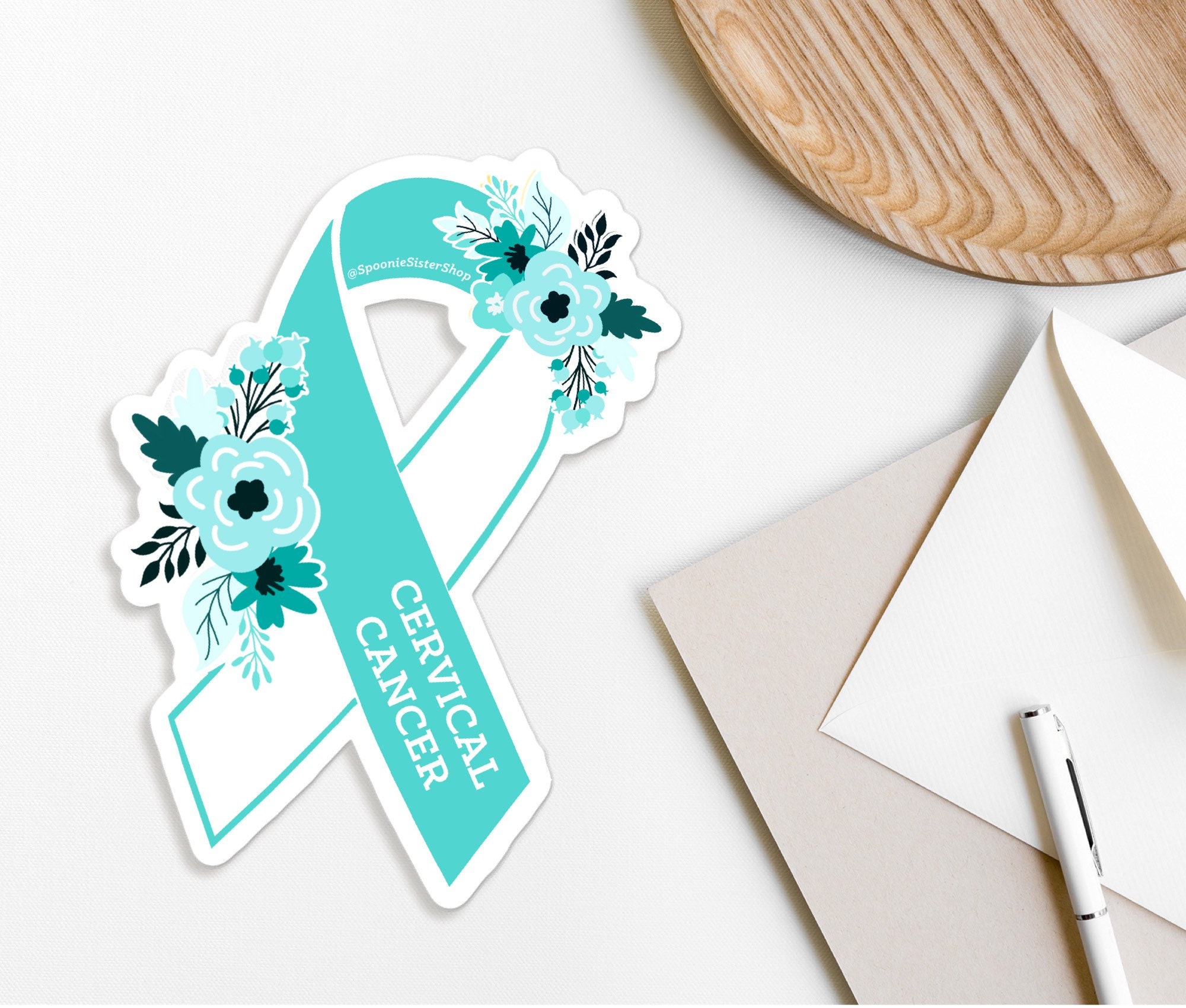 Cervical Cancer Sticker Cervical Cancer Awareness Stickers - Etsy