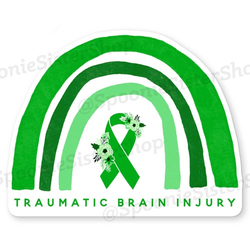 Traumatic Brain Injury Sticker TBI Awareness Decal TBI - Etsy