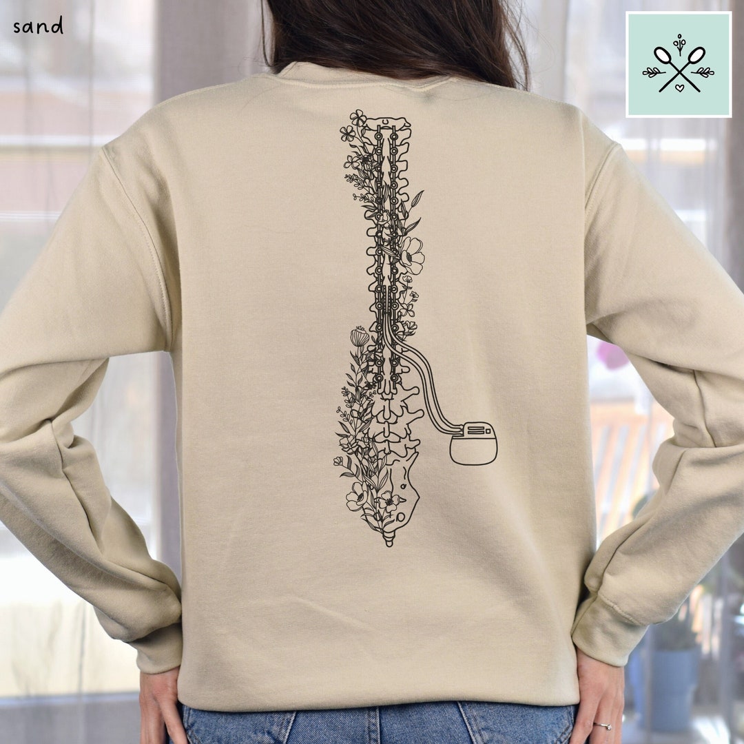 Spinal Fusion and Spinal Cord Stimulator Sweatshirt (right Side ...