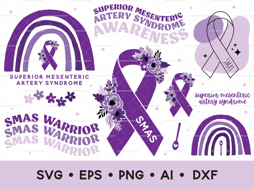 Superior Mesenteric Artery Syndrome SVG Bundle SMAS Awareness - Etsy España