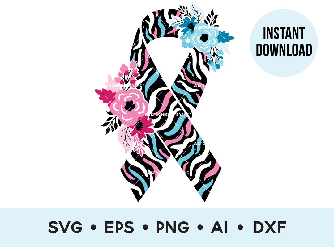Undiagnosed Awareness Ribbon SVG Undiagnosed Ribbon PNG - Etsy