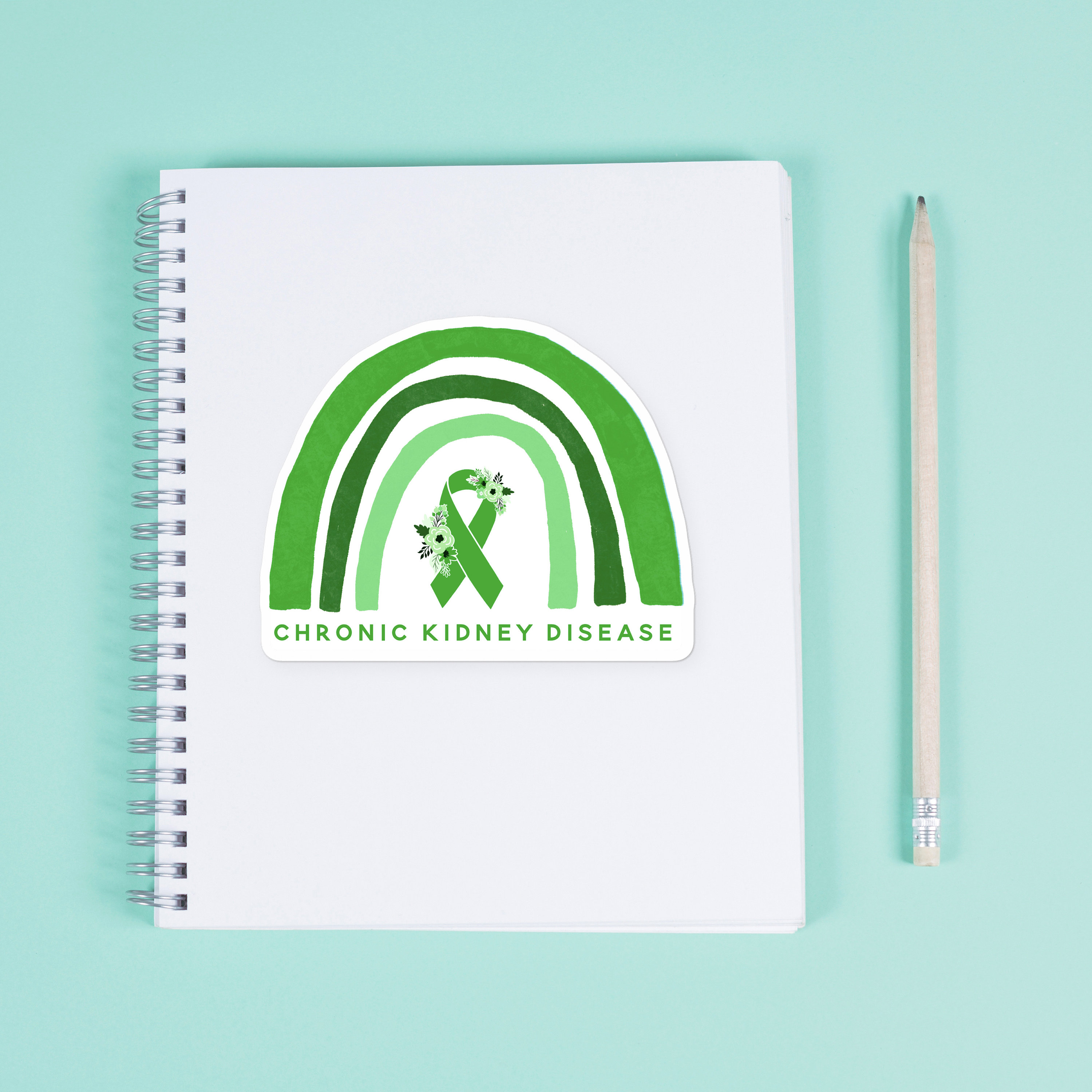 Chronic Kidney Disease Sticker Rainbow CKD Sticker CKD - Etsy