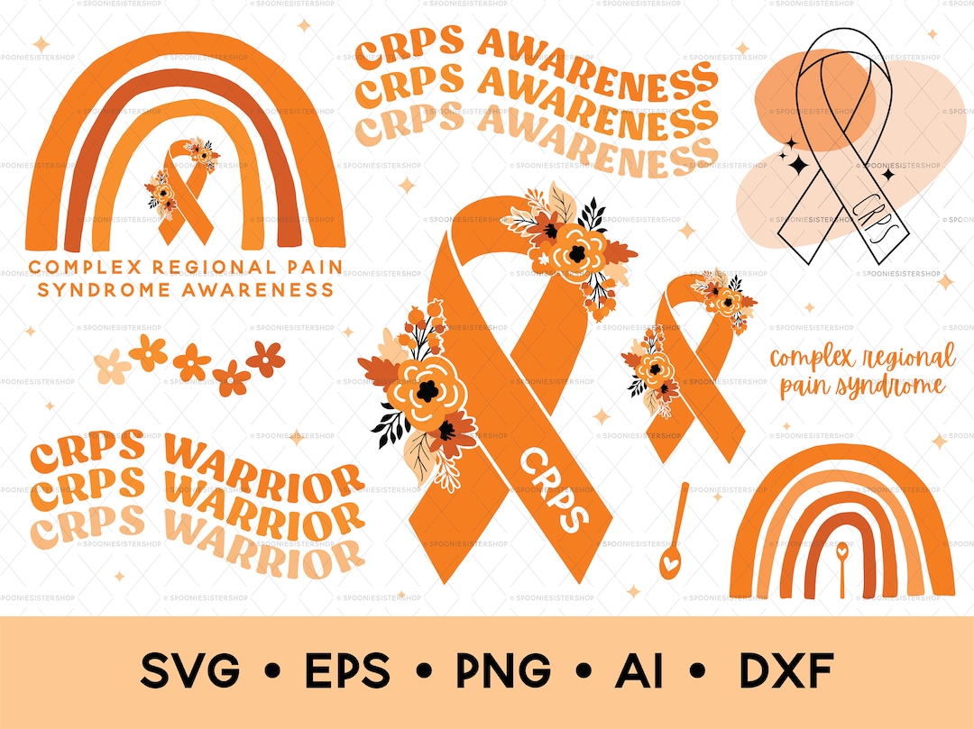 CRPS Svg Bundle, CRPS Awareness Svg, Complex Regional Pain Syndrome ...