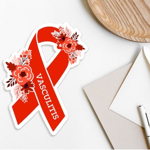 Vasculitis Sticker, Vasculitis Awareness Stickers, Vasculitis Decal ...