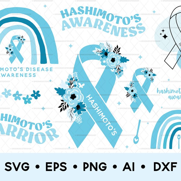 Hashimotos Disease Ribbon - Etsy