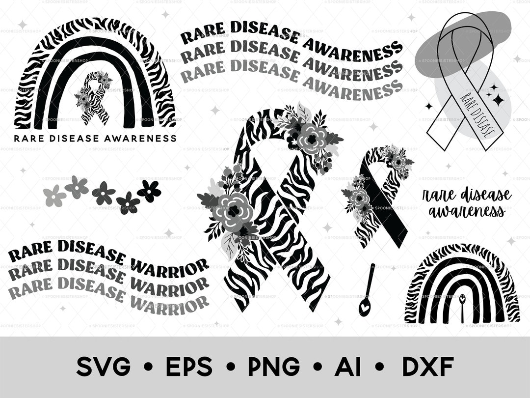 Rare Disease SVG Bundle Rare Disease Awareness SVG Rare - Etsy Australia