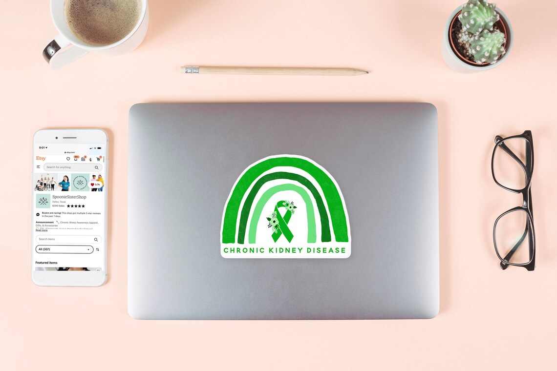 Chronic Kidney Disease Sticker Rainbow CKD Sticker CKD - Etsy