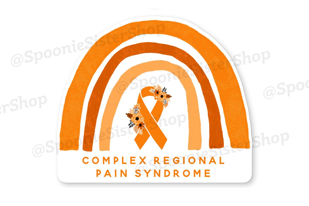 CRPS Rainbow Sticker, CRPS Awareness Stickers, Complex Regional Pain ...