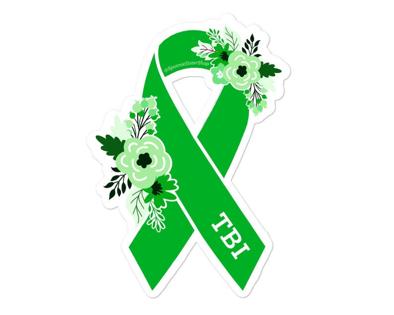 Traumatic Brain Injury Sticker TBI Awareness Decal TBI - Etsy