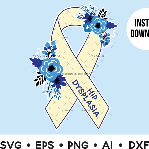 Hip Ribbon Awareness - Etsy