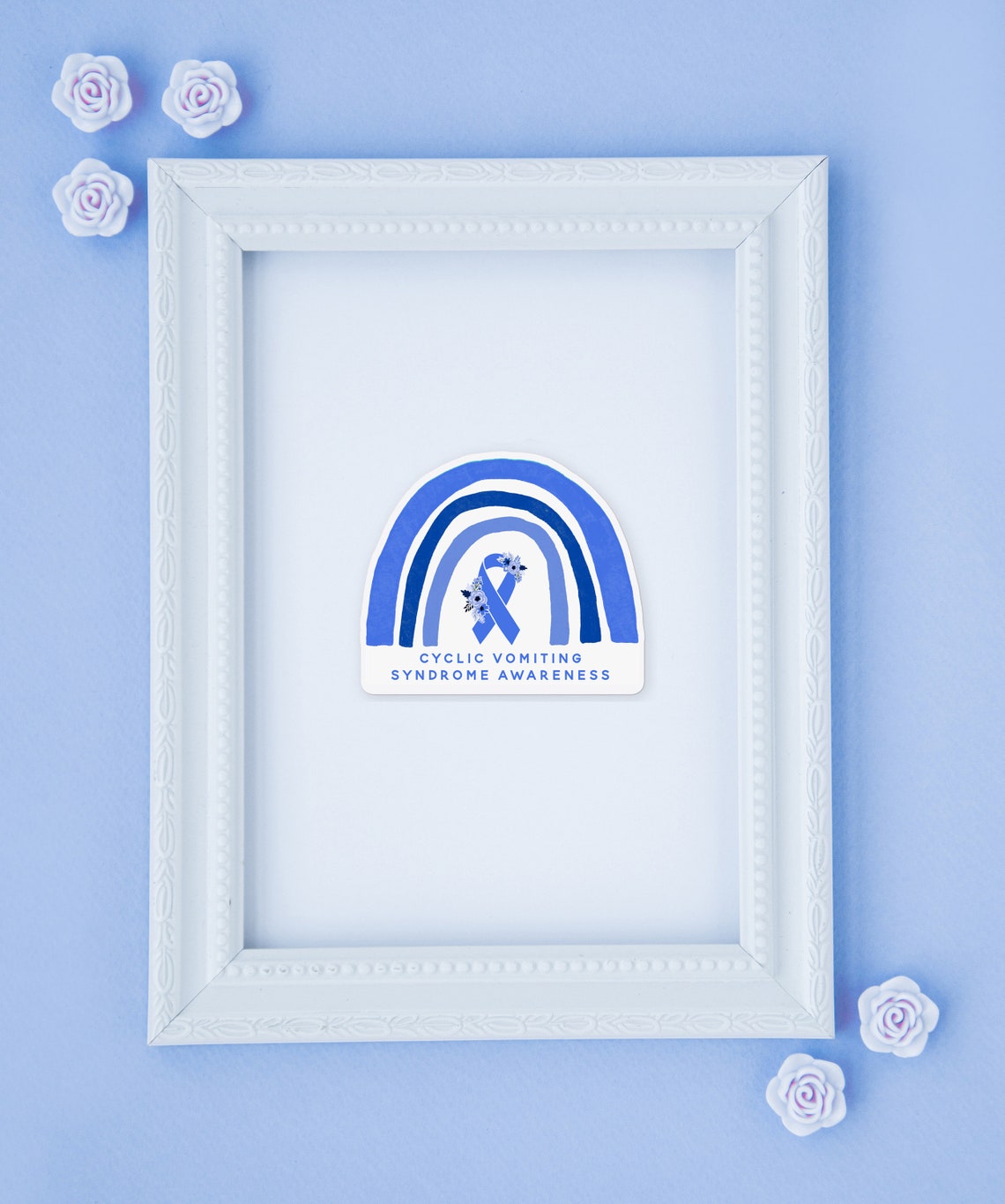 Rainbow CVS Sticker, Cyclic Vomiting Syndrome Awareness, Cyclic ...