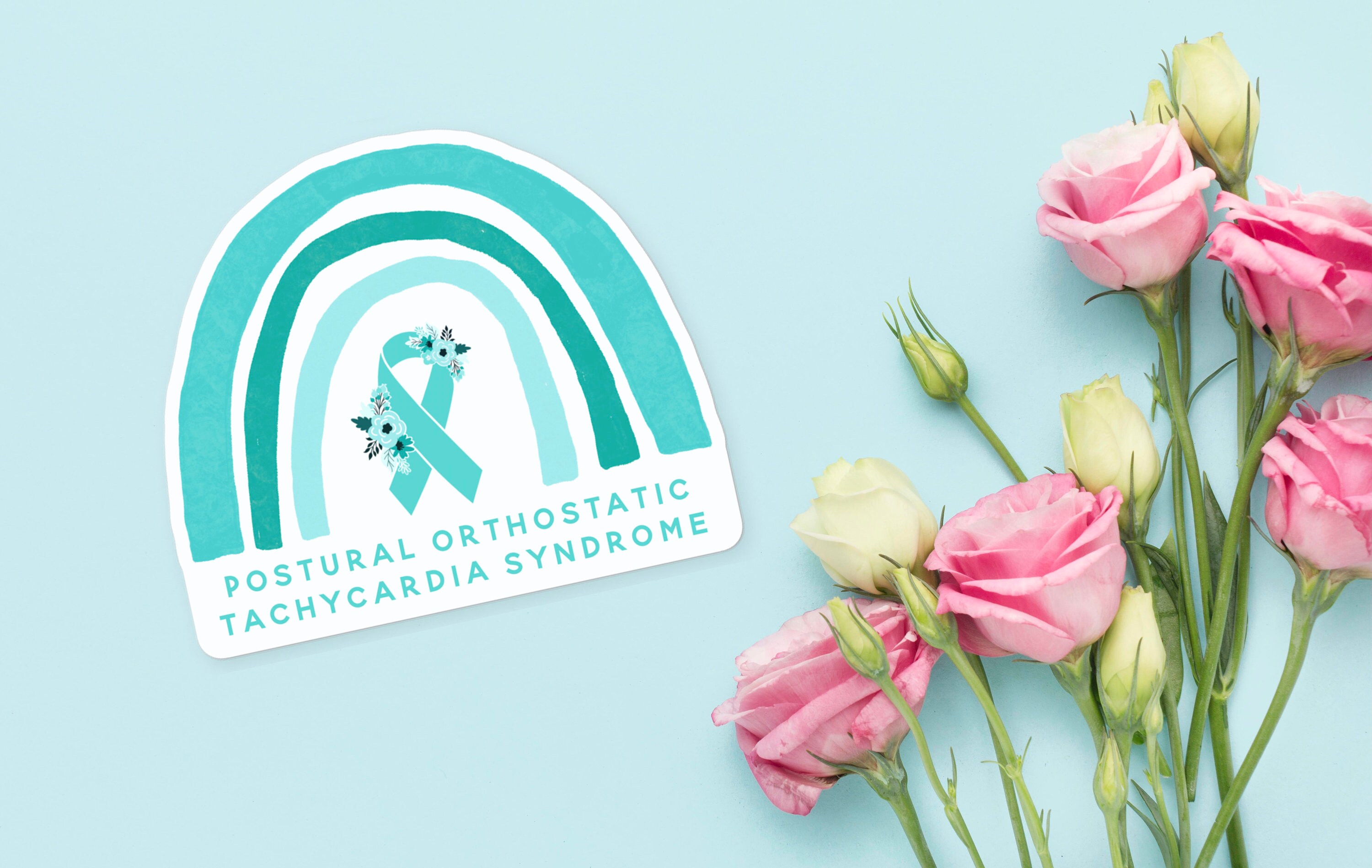 POTS Rainbow Sticker POTS Awareness Stickers Postural - Etsy