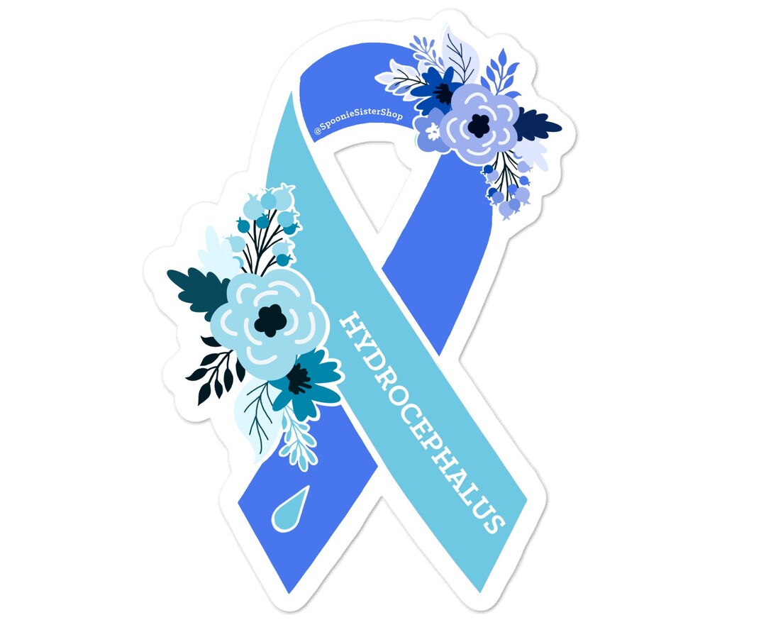 Hydrocephalus Sticker, Hydrocephalus Awareness Stickers, CFS Leak ...