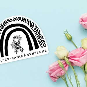 Rainbow EDS Sticker, Ehlers-danlos Syndrome Stickers, EDS Awareness ...