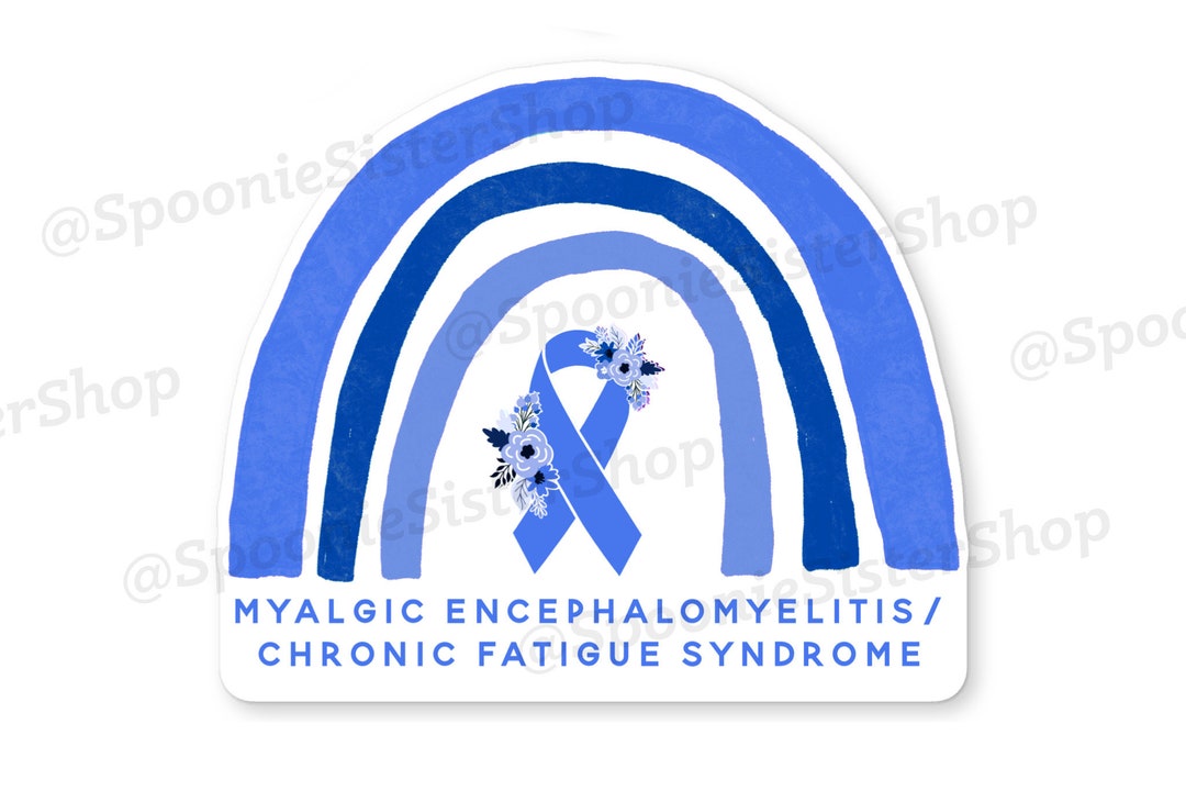 Rainbow ME/CFS Sticker, MECFS Stickers, Chronic Fatigue Syndrome Decal ...