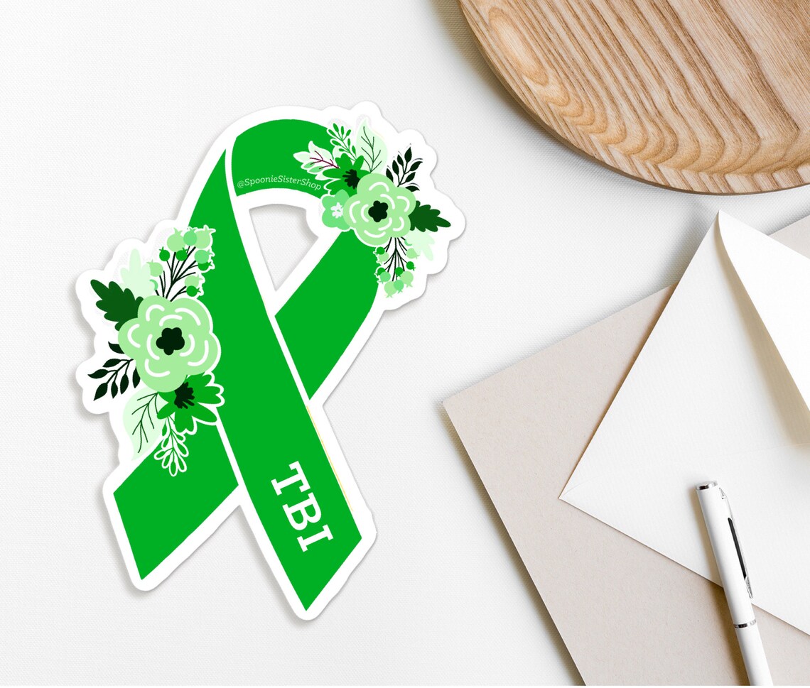 Traumatic Brain Injury Sticker, TBI Awareness Decal, TBI Support ...
