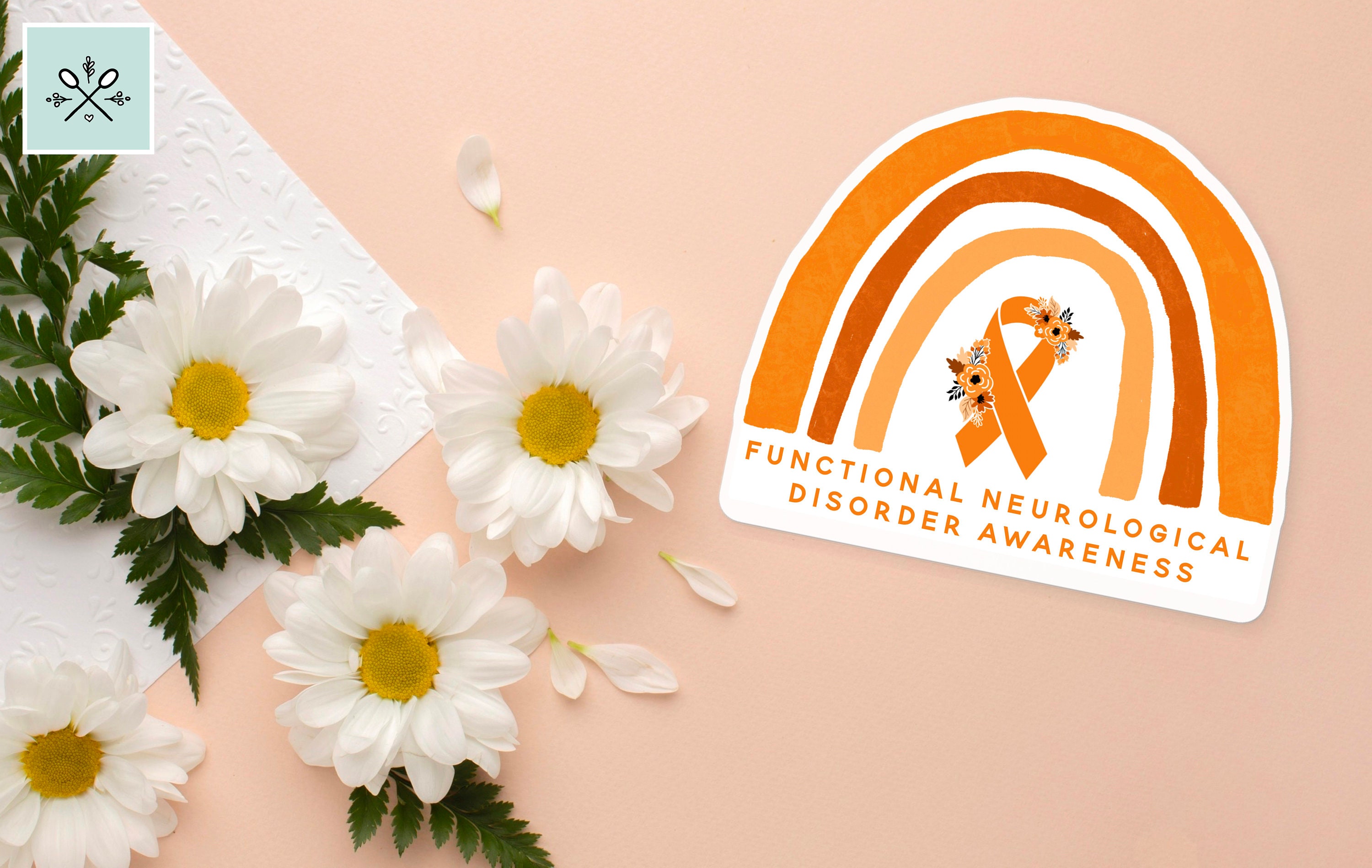 Rainbow FND Sticker Functional Neurological Disorder | Etsy