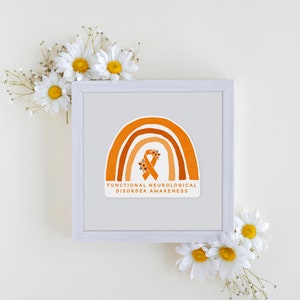 Rainbow FND Sticker, Functional Neurological Disorder Stickers, FND ...