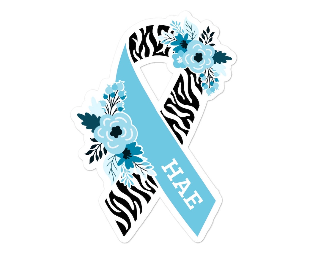 Hereditary Angioedema Sticker, HAE Awareness Stickers, Hereditary ...