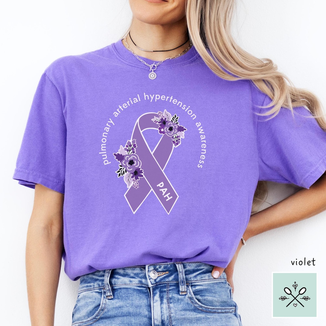 Pulmonary Arterial Hypertension Shirt, PAH Awareness Shirt, PAH Shirt ...