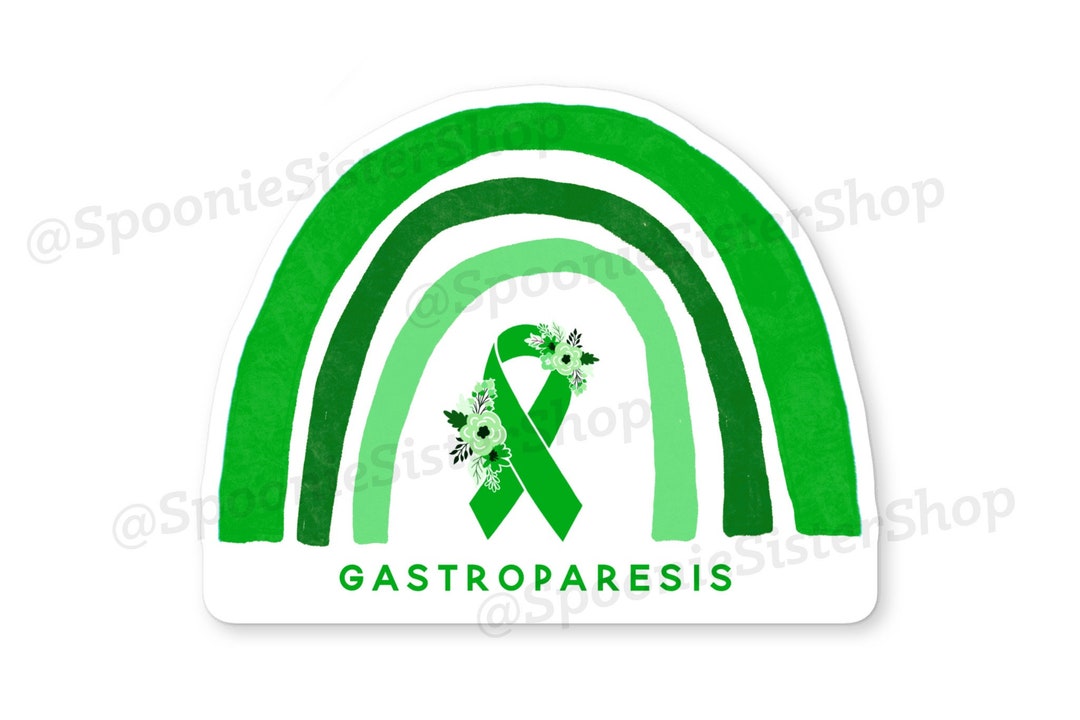 Gastroparesis Rainbow Sticker, Gastroparesis Sticker, Gastroparesis ...