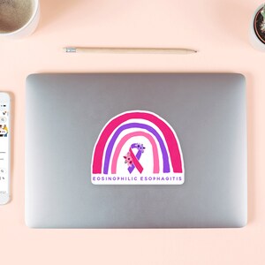 Rainbow Eosinophilic Esophagitis Sticker, Eosinophilic Esophagitis ...
