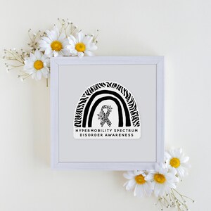 Rainbow HSD Sticker, Hypermobility Spectrum Disorder Awareness, HSD ...