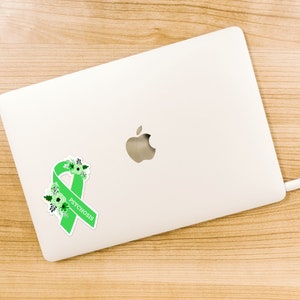 Psychosis Awareness Sticker, Psychotic Disorders Sticker, Floral Lime ...
