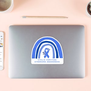 Rainbow CVS Sticker, Cyclic Vomiting Syndrome Awareness, Cyclic ...