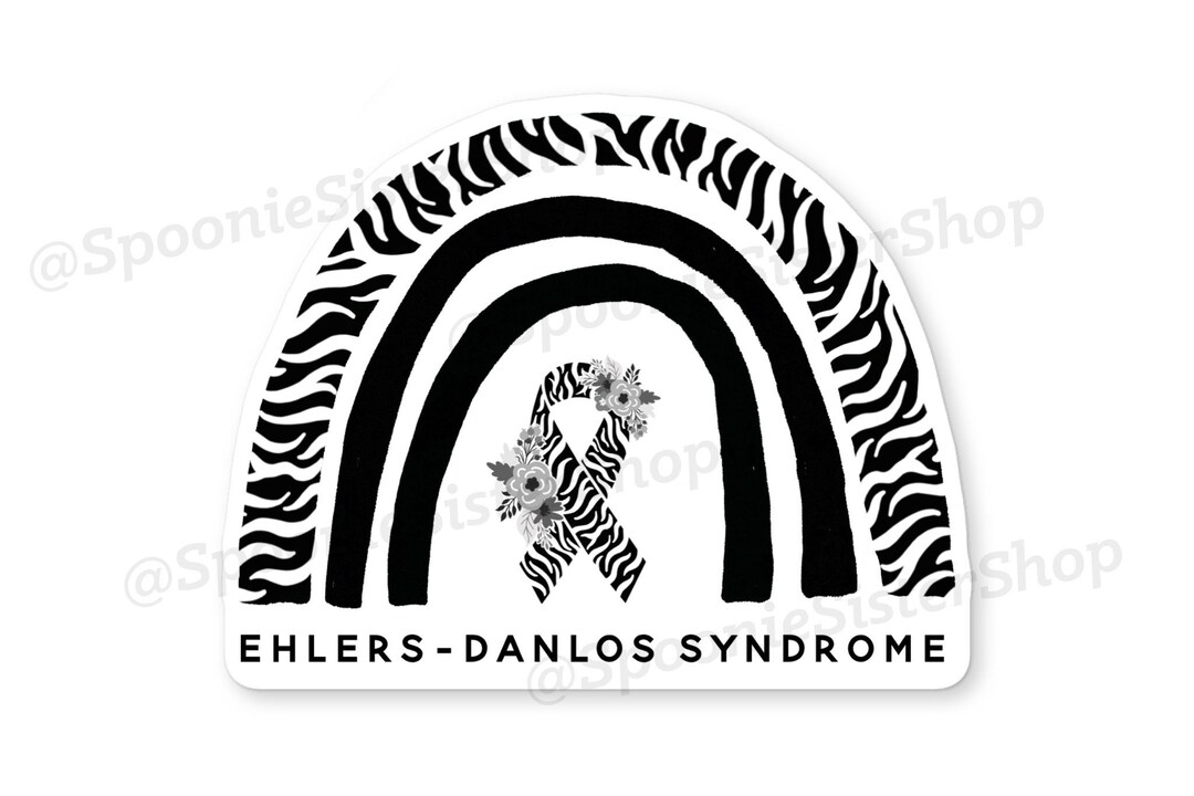 Rainbow EDS Sticker, Ehlers-danlos Syndrome Stickers, EDS Awareness ...