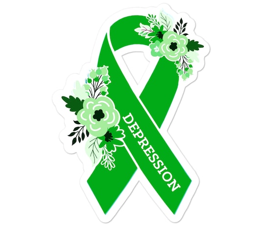 Depression Awareness Sticker Depression Stickers Floral - Etsy