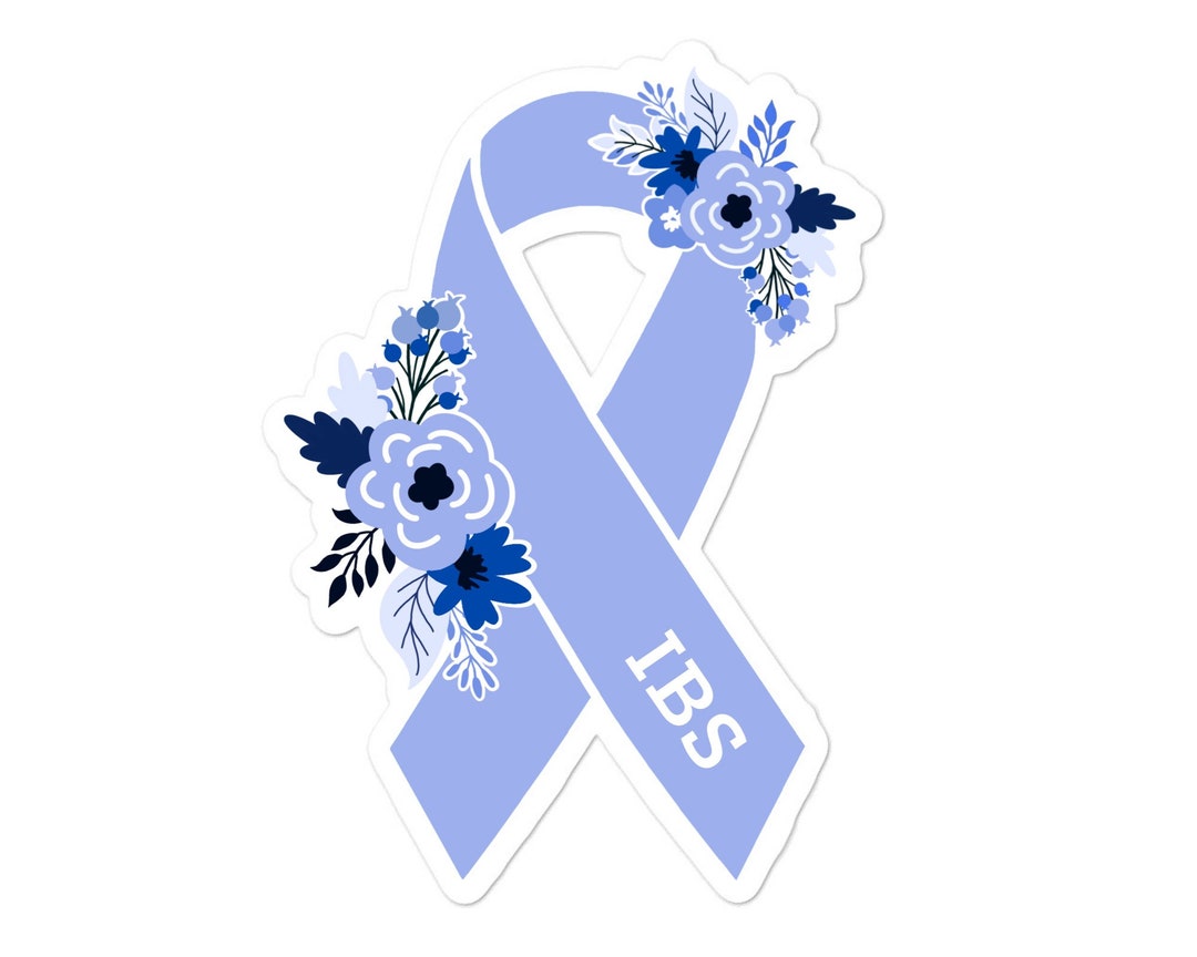 IBS Awareness Sticker, Irritable Bowel Syndrome Stickers, IBS Awareness ...