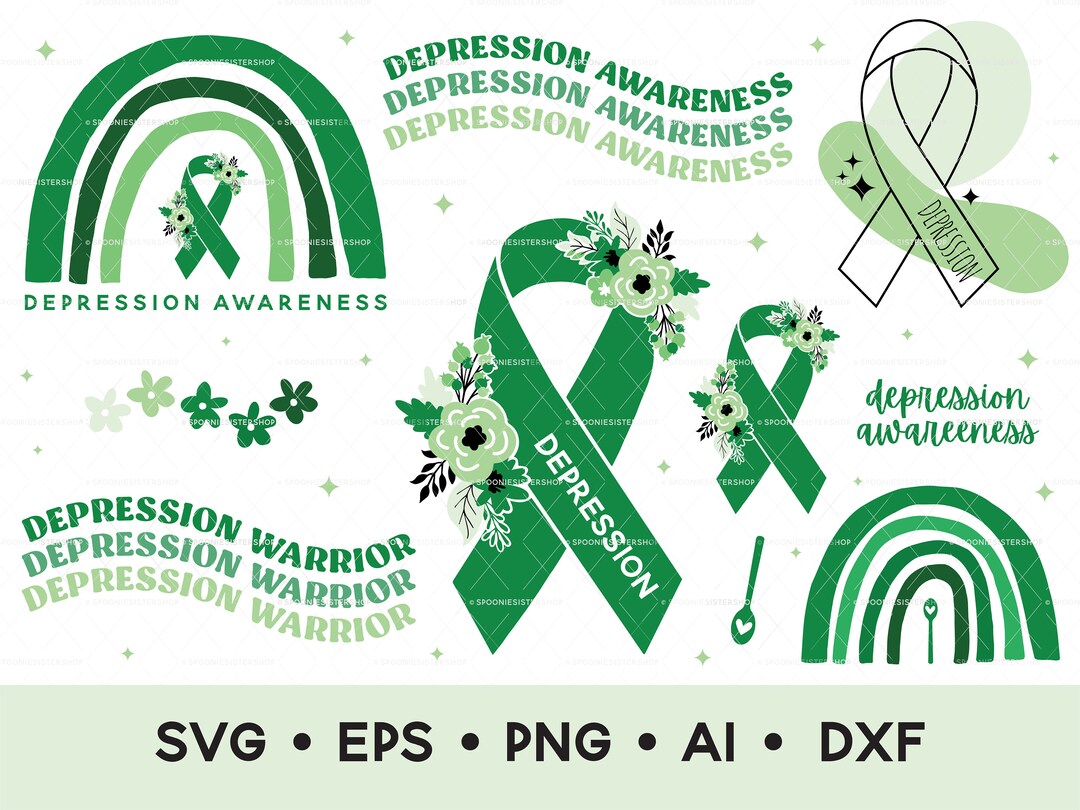 Depression SVG Bundle Depression Awareness SVG Depression - Etsy