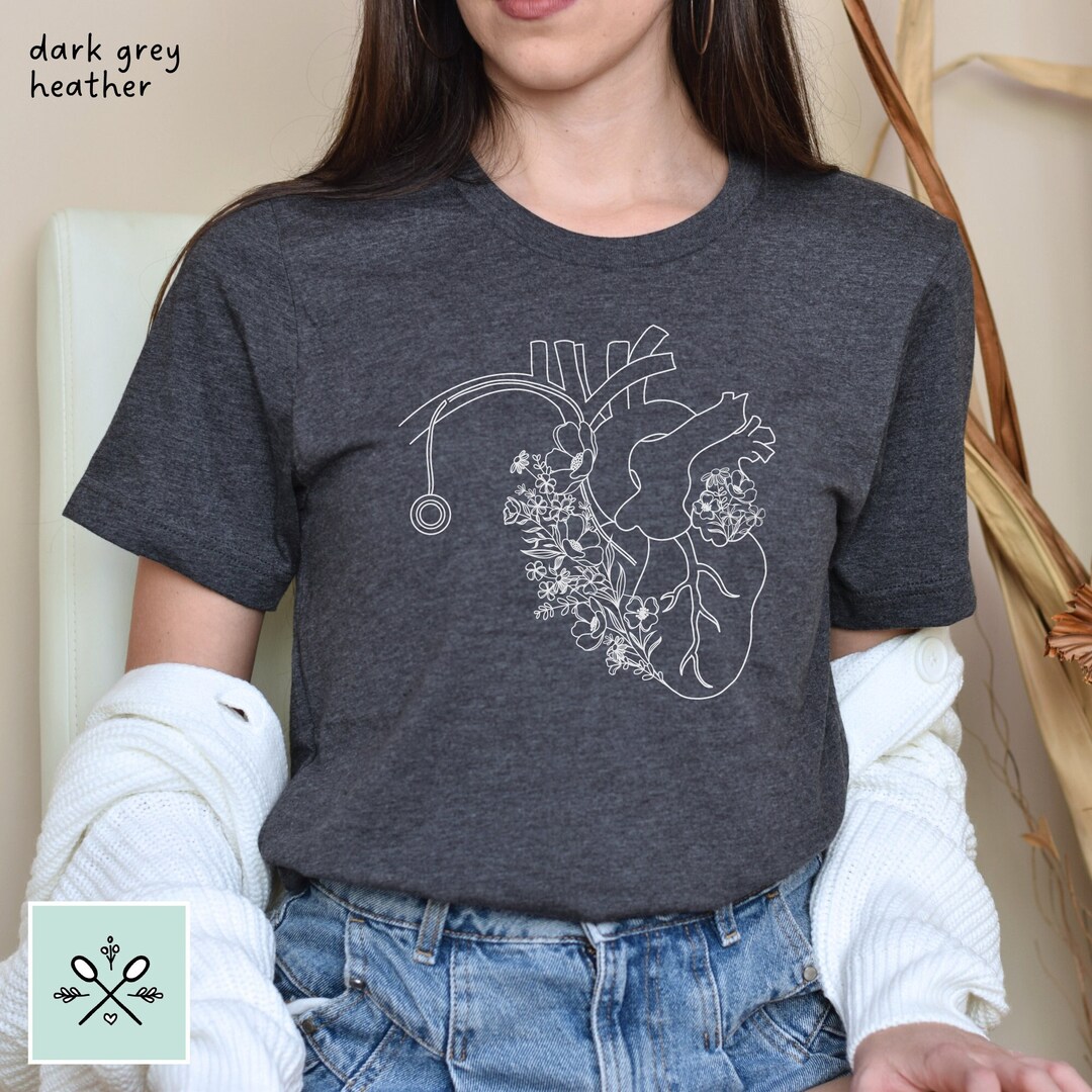 Port Shirt, Heart Anatomy With Port-a-cath Shirt, Heart Shirt, Port ...