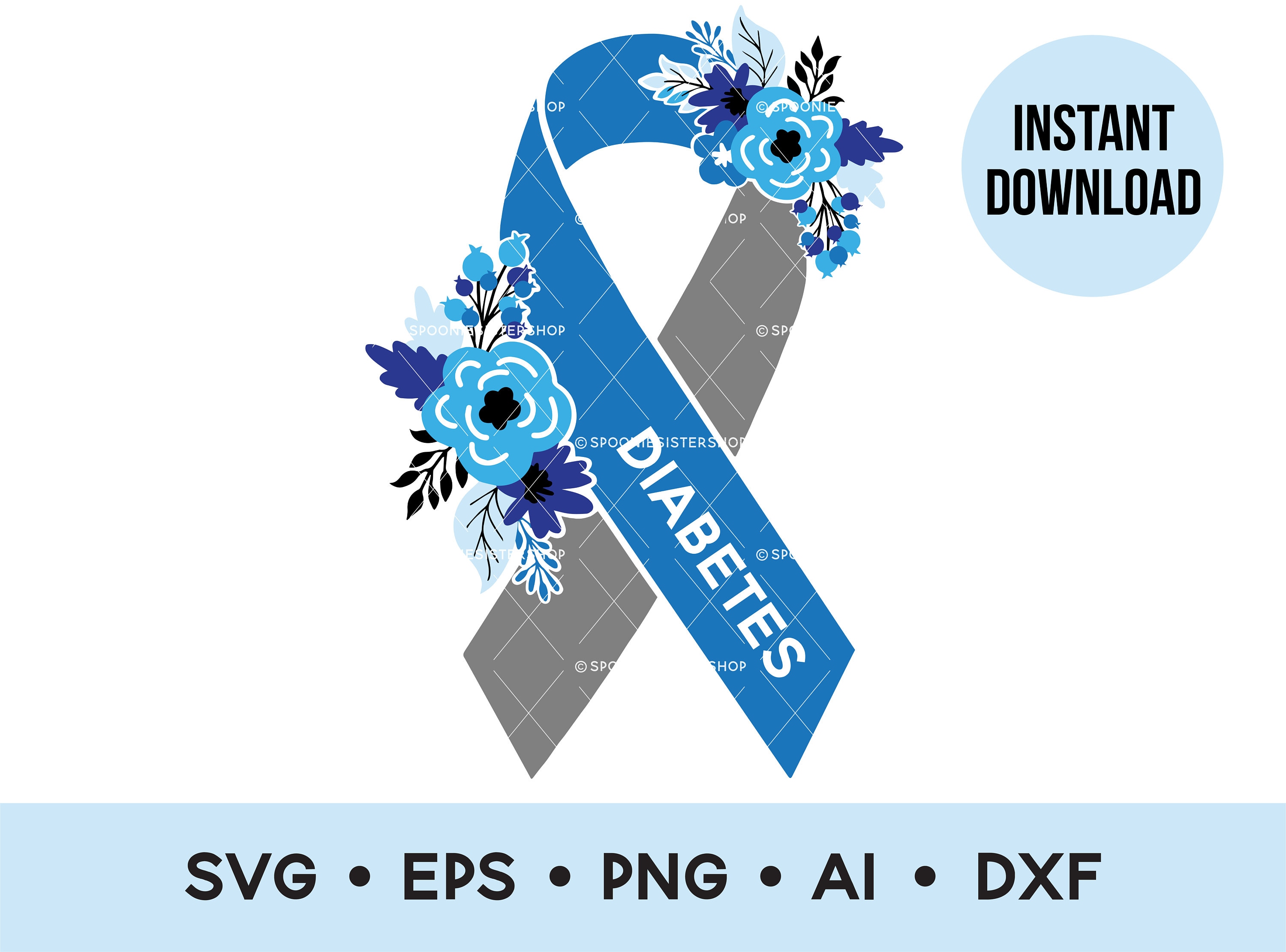 Diabetes Ribbon Clipart