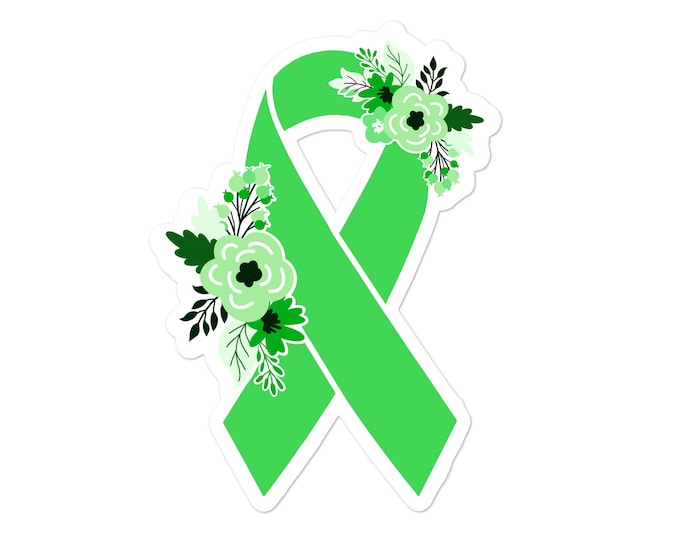 Chronic Kidney Disease Sticker CKD Stickers Floral Green - Etsy