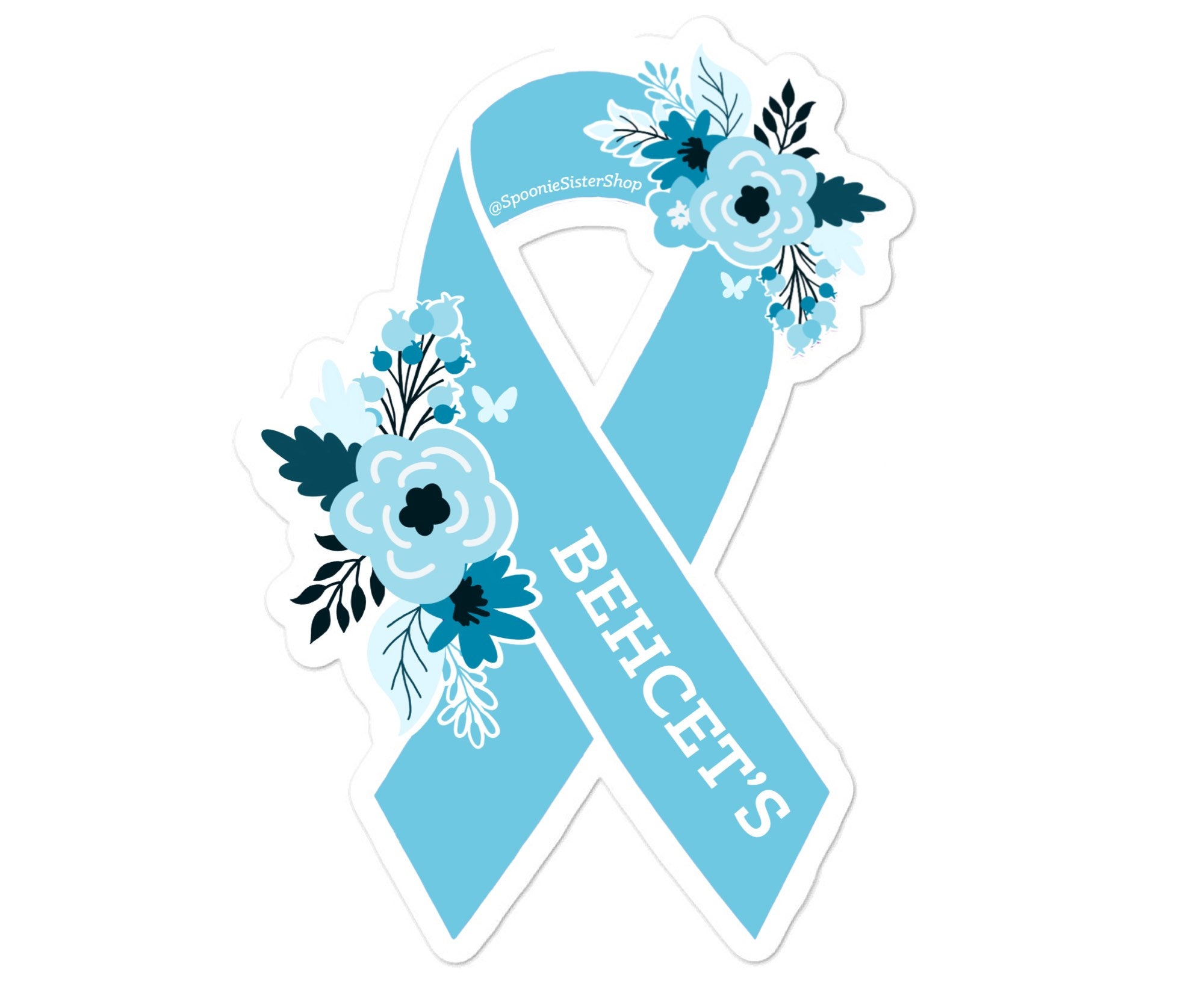 Behcets Sticker Behçets Awareness Stickers Behcets Disease | Etsy