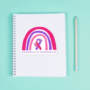 Rainbow Eosinophilic Esophagitis Sticker, Eosinophilic Esophagitis ...