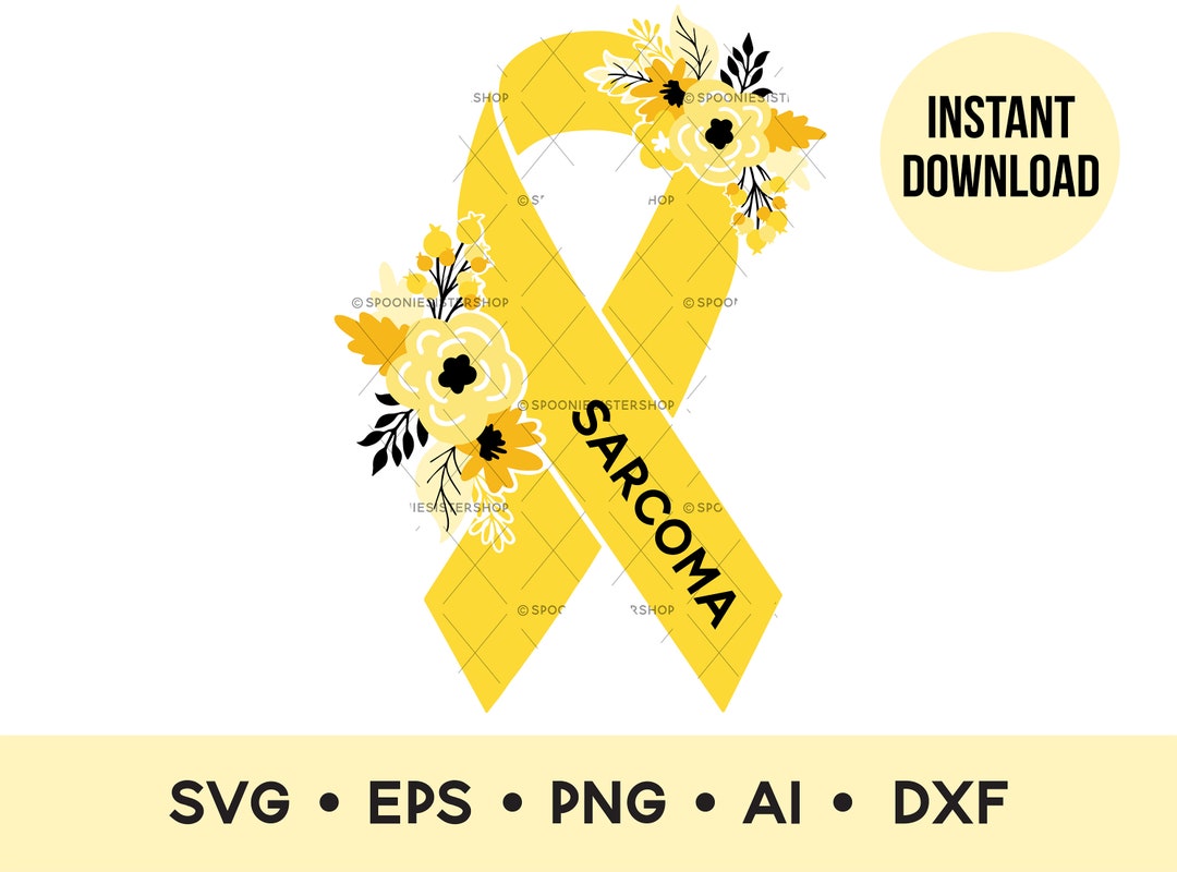 Sarcoma Awareness Ribbon SVG, Sarcoma Ribbon PNG, Sarcoma Clip Art ...