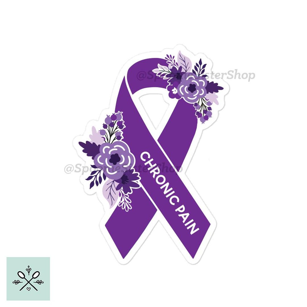 Chronic Pain Sticker, Chronic Pain Decal, Chronic Pain Awareness ...